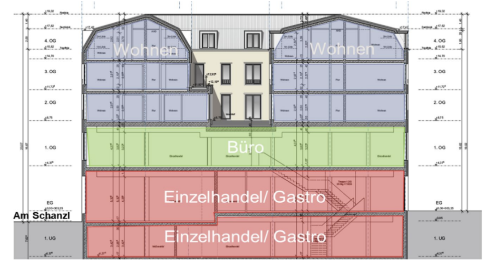 Zentrales Wohn- und Geschäftshaus Passau